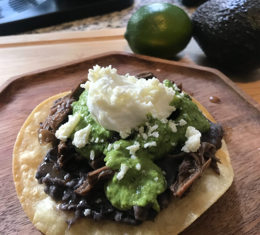 The Best Ever Shredded Beef Tostadas - LIFE WITH DAJ